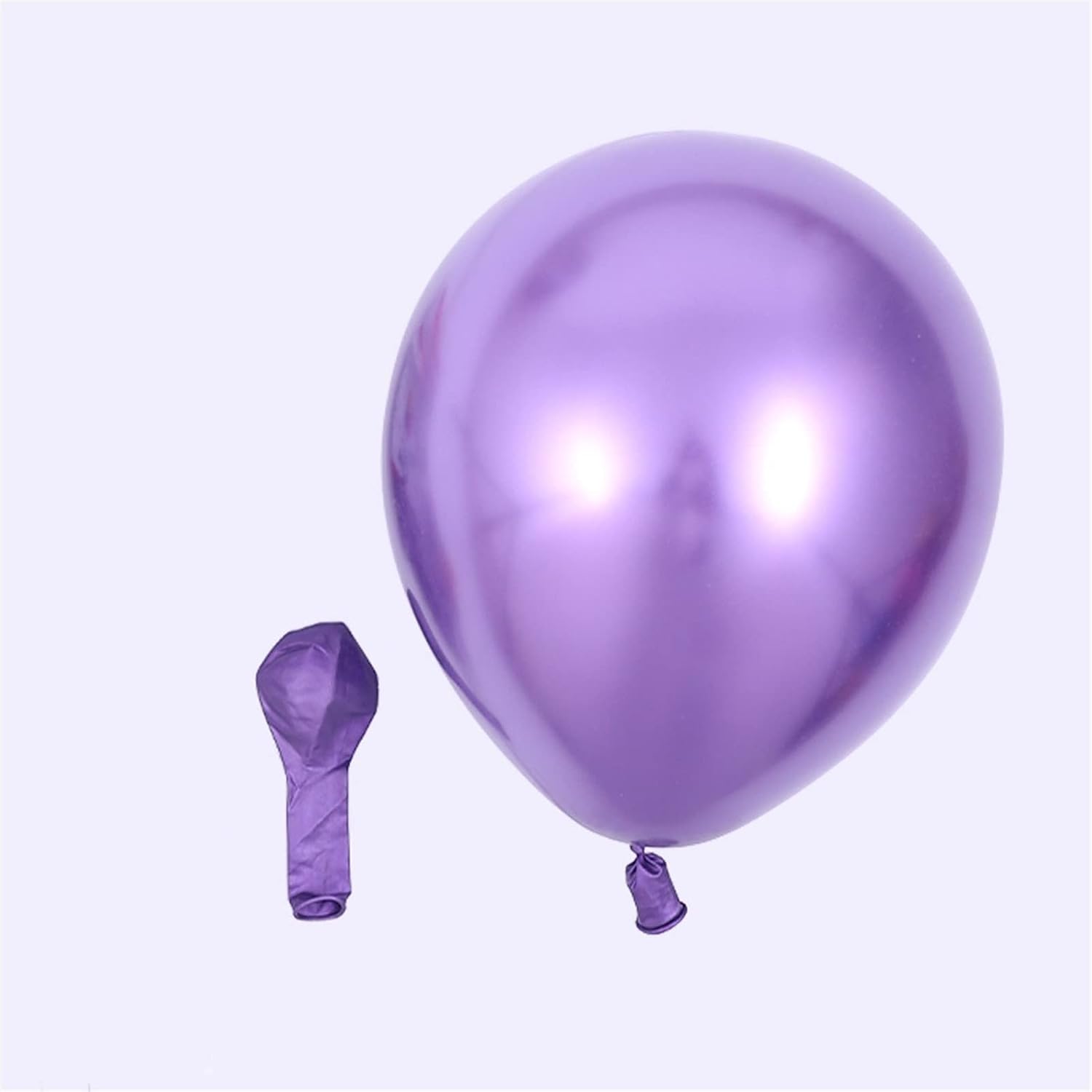 Amazon.com: Balloons 50pcs Rose Gold Metal Balloons Chrome Metallic ...