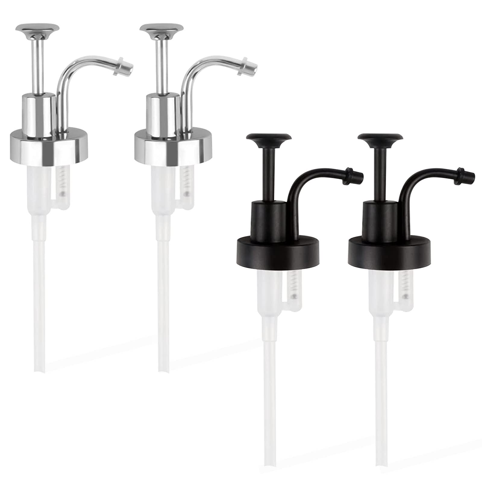 Amazon.com: BangBoom 4 Pieces Coffee Syrup Pump, Skinny Syrup Pumps Fit ...