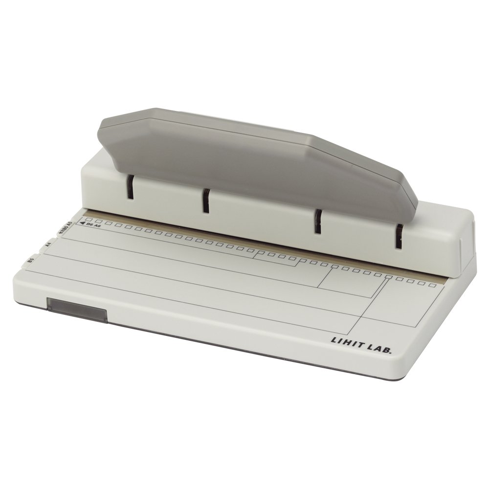 LIHIT LAB P1603 One Third Punch for Twisted Notebooks, 34 Holes ...