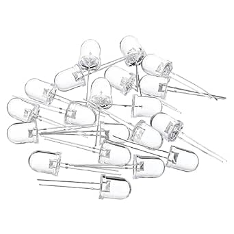 PATIKIL 10mm Light Emitting Diodes, 100 Pcs LED Diodes 1.8-3V Light ...
