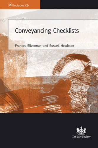 Conveyancing Checklists: Frances Silverman, Russell Hewitson, Law ...