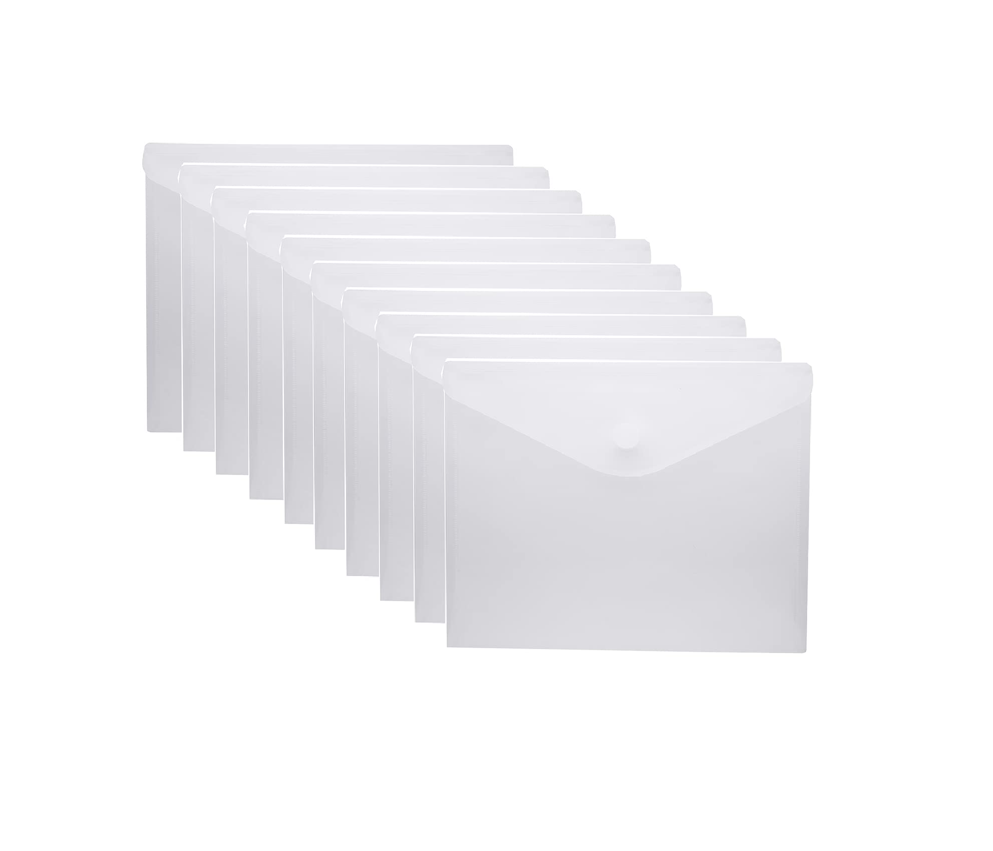 Amazon.com : YESSART 8.5 x 11 Clear Letter Sized Plastic Envelopes ...