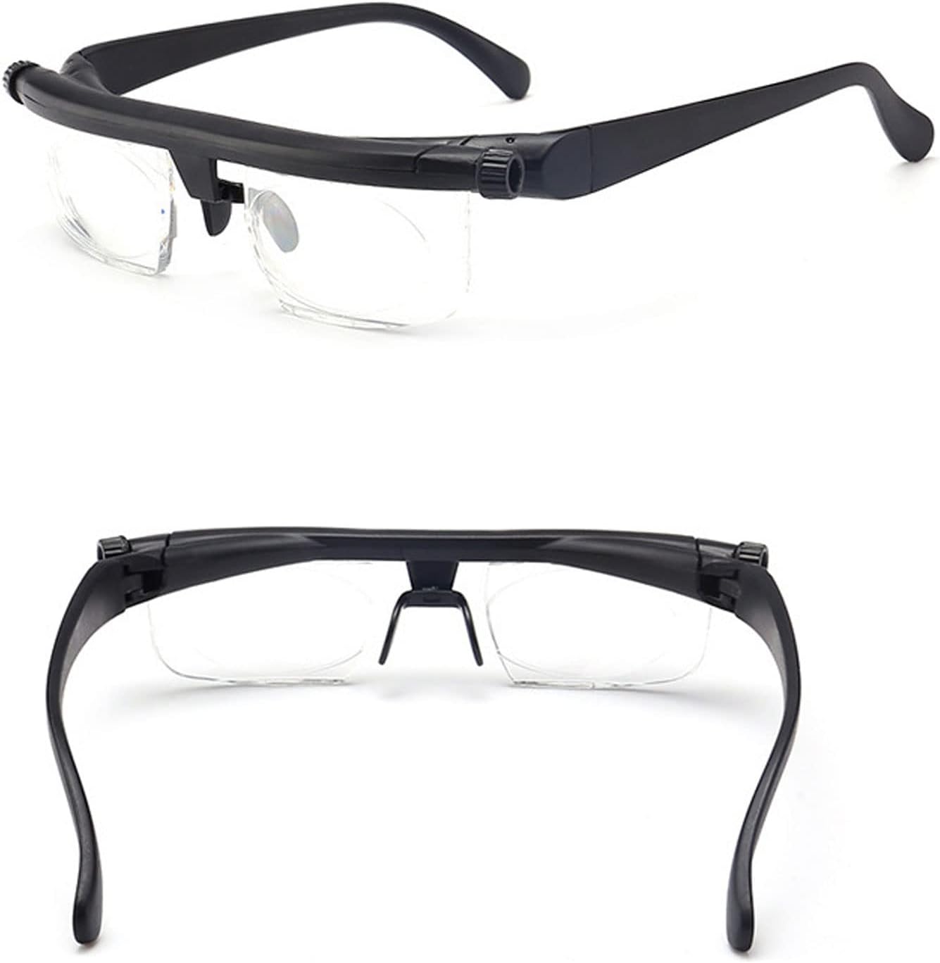 ASRIZE Adjustable Dial Glasses,Variable Focus for Reading Distance Vision Eyeglasses,Reading ...