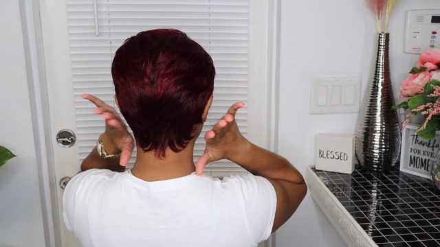 Watch short OT99J human hair wigs on Amazon Live