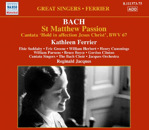 Bach: St Matthew Passion by Kathleen Ferrier on Amazon Music - Amazon.co.uk