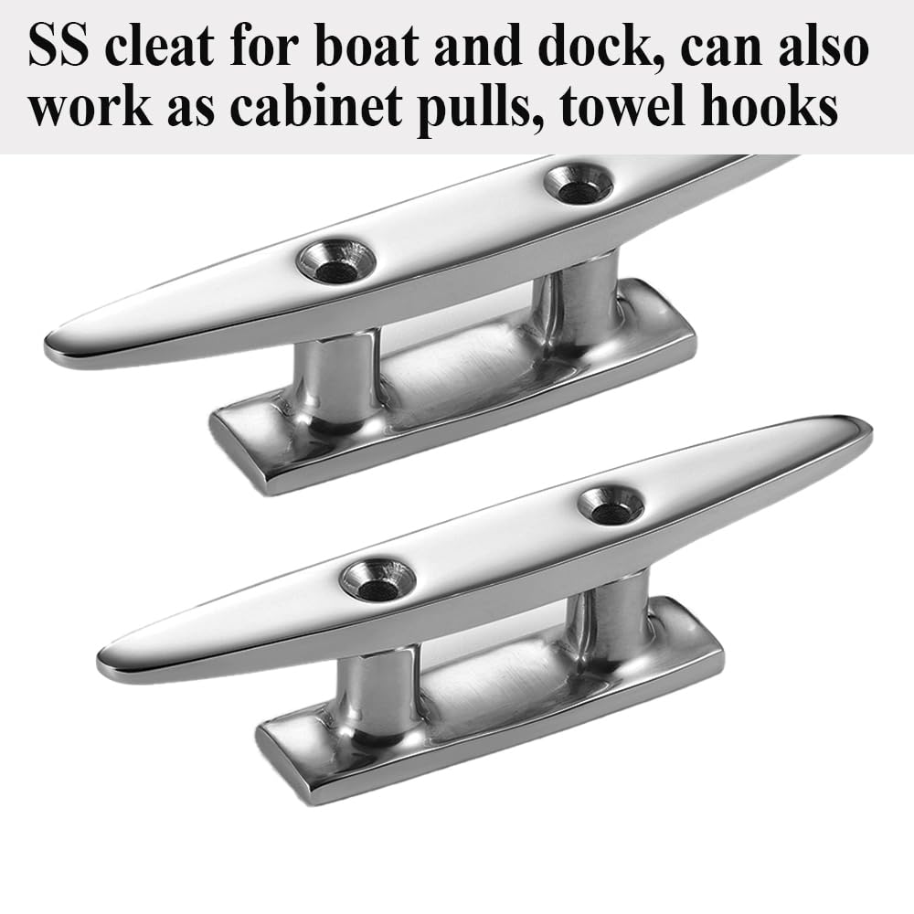 Snapklik.com : KAHACIYO Boat Cleat Open Base 4/5 /6 Inch, Dock Cleat ...