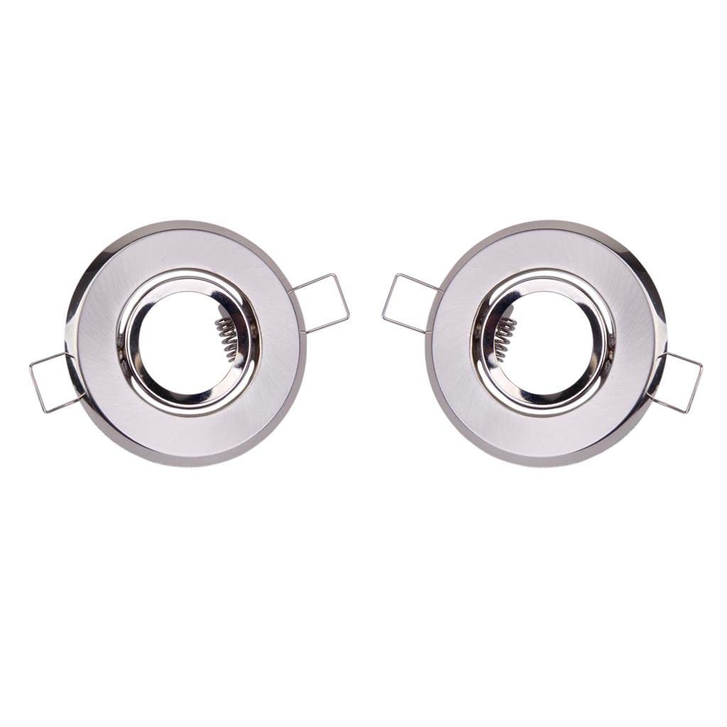 Tiuimk Set of 2 MR11 Spotlight Mounting Brackets - Iron Color: Amazon ...