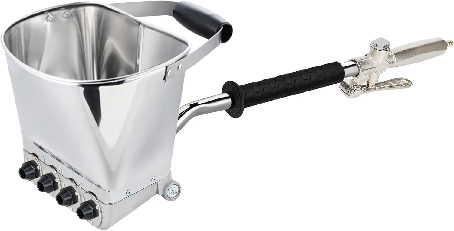 Amazon.com: BINGOX Wall Texture Sprayer Gun – 4 Jet Cement Stucco ...