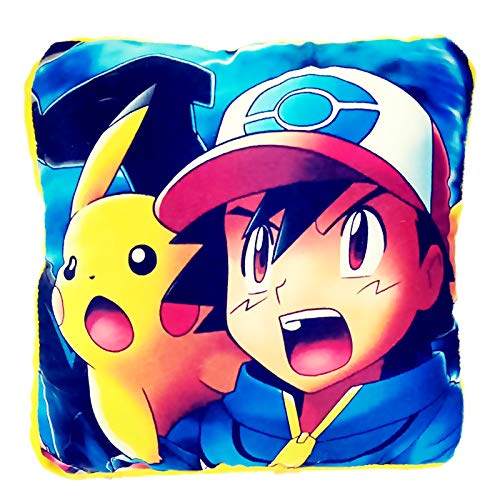 Puchu Toys Picachu Printed Pillow 14" (35cm) Super Soft Micro Fibre ...