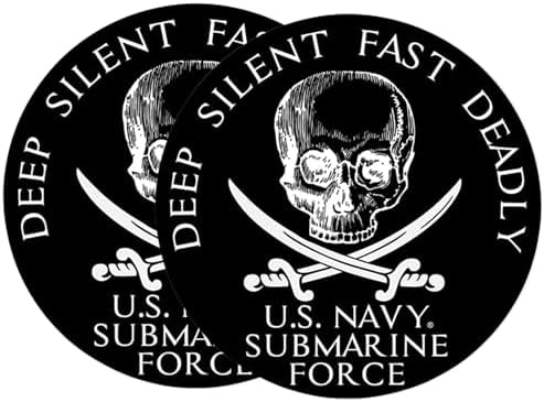 Amazon.com - eDesign 2-Pack US Navy Submarine Force Deep Silent Fast ...