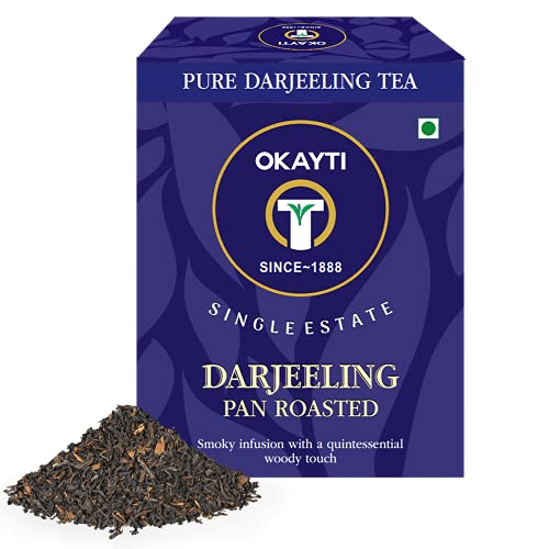 OKAYTI DARJEELING PAN ROASTED | DARJEELING TEA | BLACK TEA (100GM ...