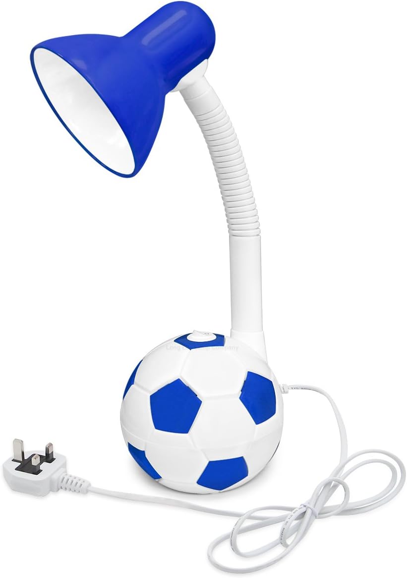 Racing Car Desk Lamp Flexible Red and Black with LED Golf Ball Bulb 4w ...