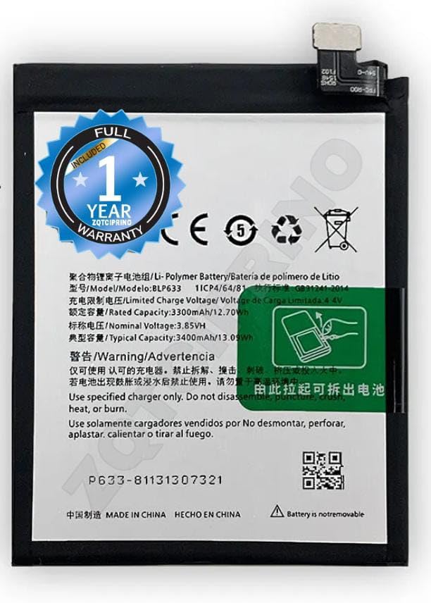 ZQTCIPRINO® Original BLP633 Battery for OnePlus 3T A3010 A3003 Battery ...