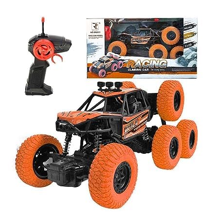 ADSILTIA 1:18 Remote Control Rock Car Toy High Speed Monster Racing Car ...