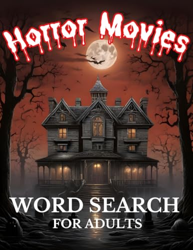 Snapklik.com : Horror Movies Word Search: 101 Large Print Puzzles From ...