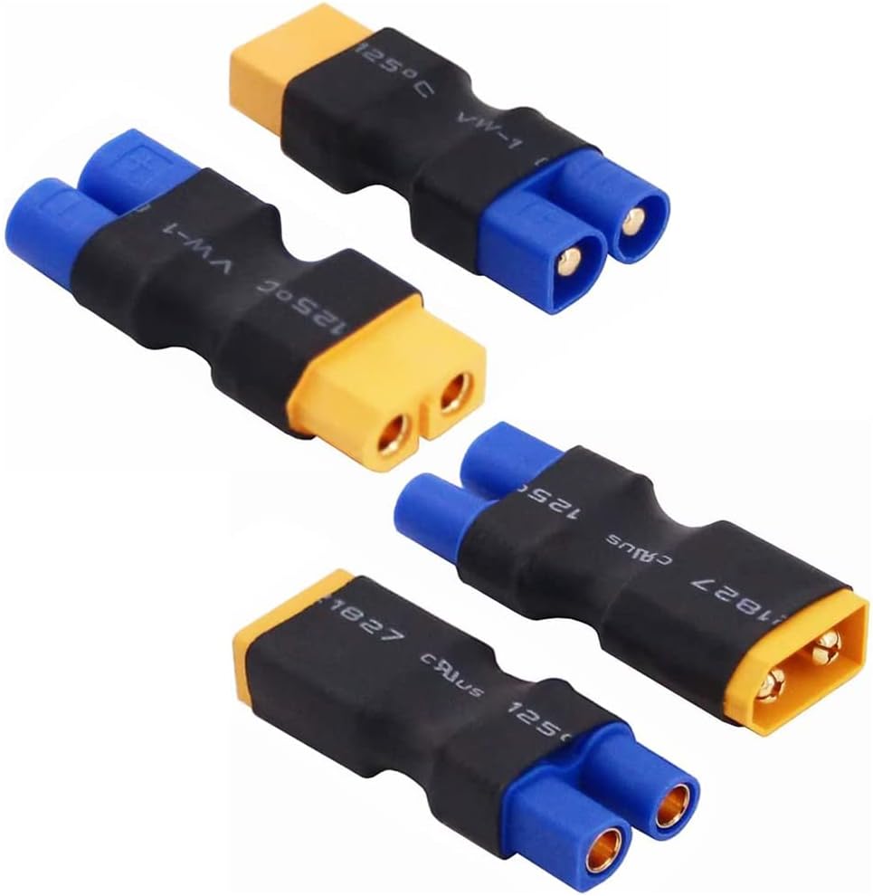Amazon.com: Vgoohobby 4Pairs Adapter Compatible with Tamiya Style Plug ...