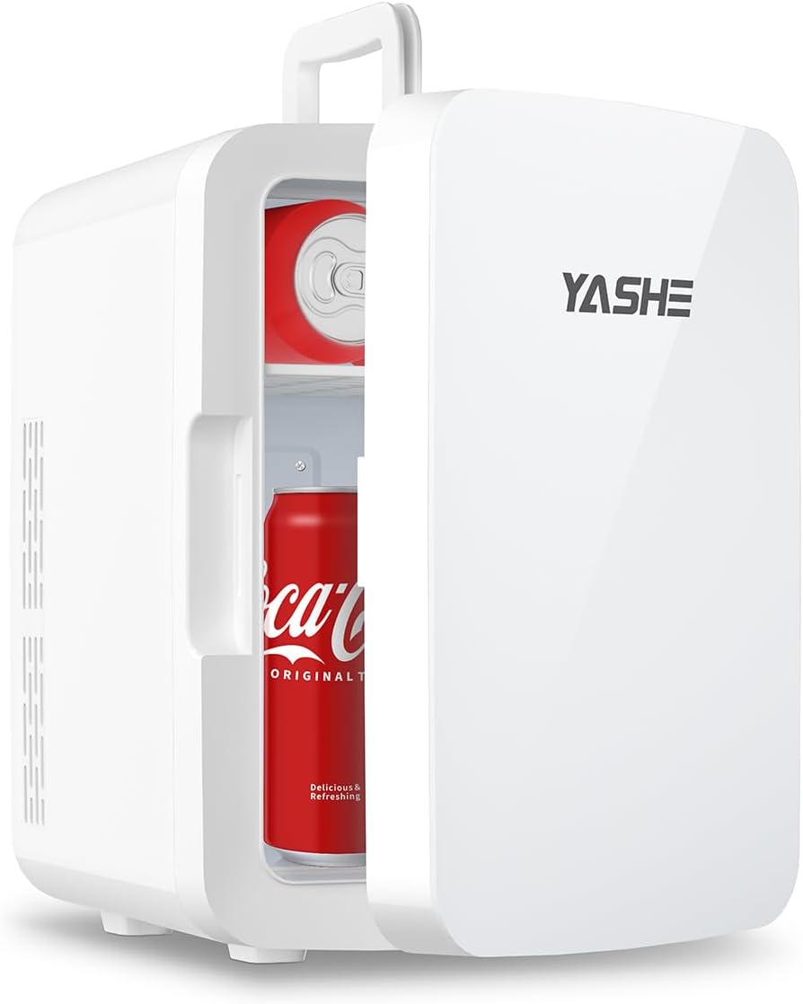 Amazon.com: Koolatron Retro Mini Fridge for Bedroom Skincare Office ...