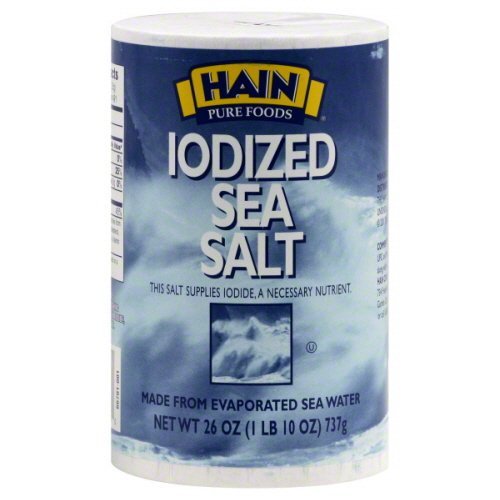 Amazon.com: Hain Iodized Salt, 26 oz (Pack of 12)