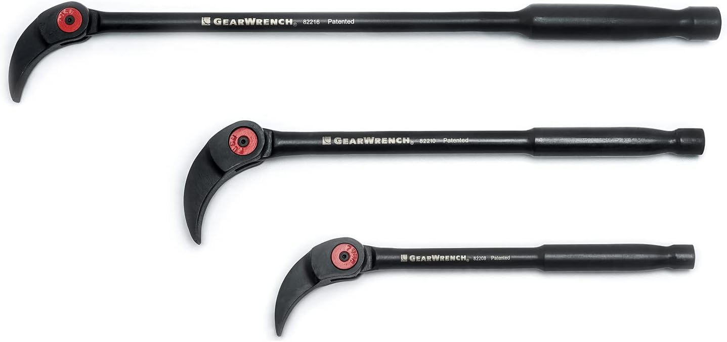 GEARWRENCH 3 Pc. Indexing Pry Bar Set 8", 10" & 16" - 82301D - Amazon.com