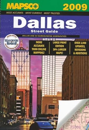 Mapsco 2009 Dallas Street Guide and Directory Large Print (Mapsco ...