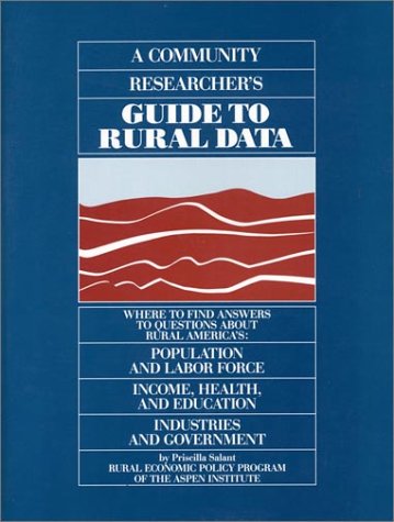 Amazon.com: A Community Researcher's Guide to Rural Data: 9781559630467 ...