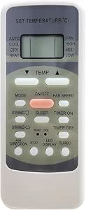 Amazon.com: Sealayer KS-MD02V Universal Midea AC Remote Control ...