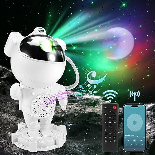 Cadrim Star Projector with Bluetooth Speaker Remote, Galaxy Projector ...