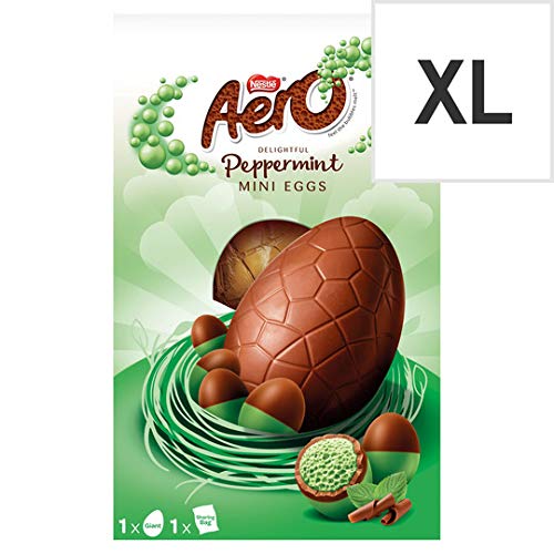 Buy Aero Peppermint Chocolate Easter Egg 270g– Chocolate bubbles that ...