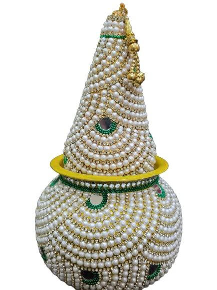 Buy Decorated Kalash for Pooja/Kalash Decorated/Kalash for Wedding ...