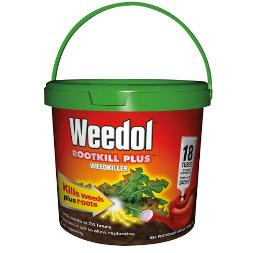 Weedol Rootkill Plus WeedKiller (18 Tubes of Liquid Concentrate ...
