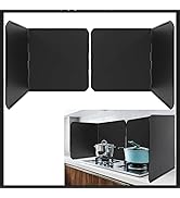 Amazon.com: 4 Sided Oil Splatter Guard Grease Splatter Guard Stove ...