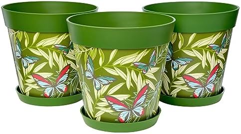 Hum Flowerpots, 25cm, Various Patterns Colours and Sizes, Indoor ...