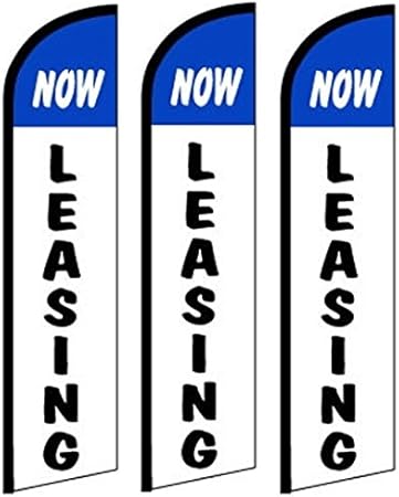 Amazon.com : 3 Windless, Swooper, Flutter, Feather, Banner Flags NOW ...