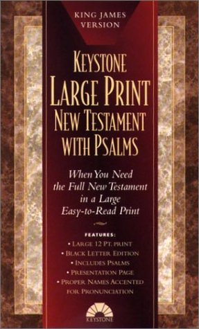 Large Print New Testament with Psalms - 24 copy carton: Anonymous ...