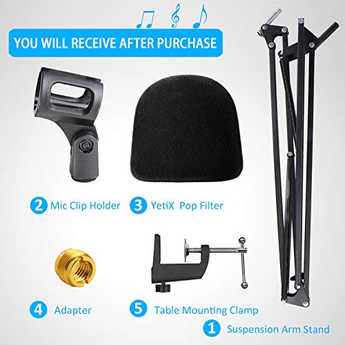 Snapklik.com : Blue Yeti X Mic Stand