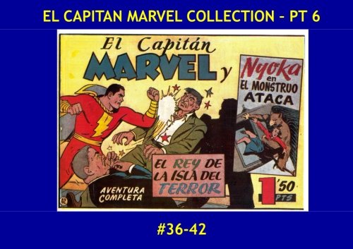 El Capitan Marvel Spanish Comics Part 6 : Books, Spanish Language ...