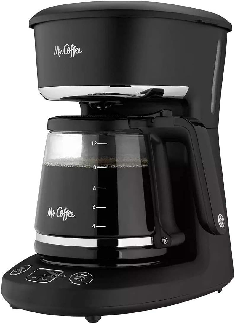 Mr. Coffee® Cafetera programable de 12 tazas, prepara ahora o más tarde : Amazon.com.mx: Hogar y ...