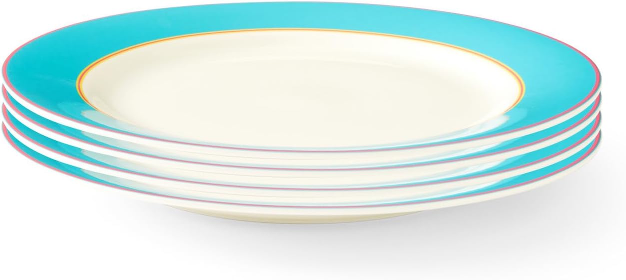 Amazon.com | Spode Kit Kemp Dinner Plate | 11.5” Calypso Turquoise ...