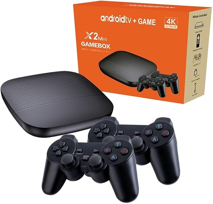 4K HD Retro Game TV Box: 35,000 Classic Games with 64GB/128GB Storage ...