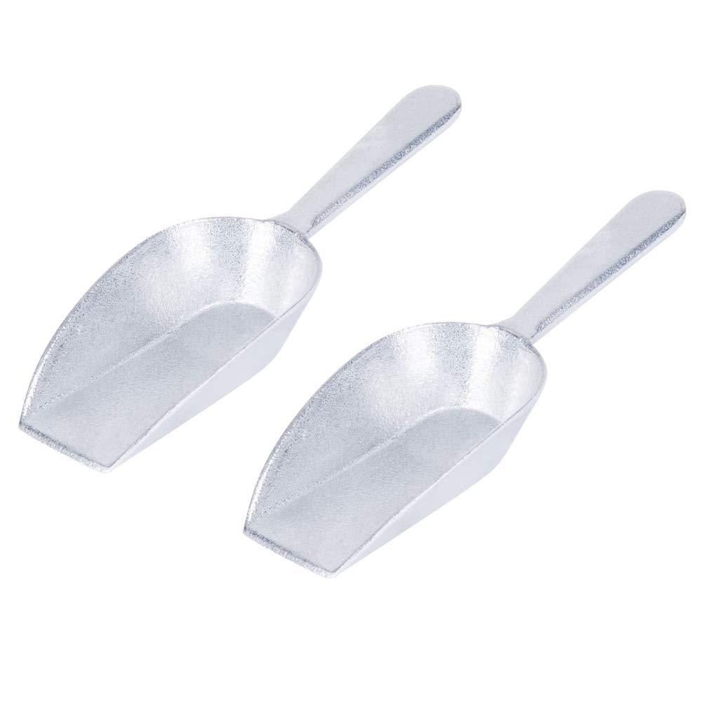 Amazon.com: (2 Pack) 4 oz Flat Bottom Aluminum Scoop, Small Utility ...