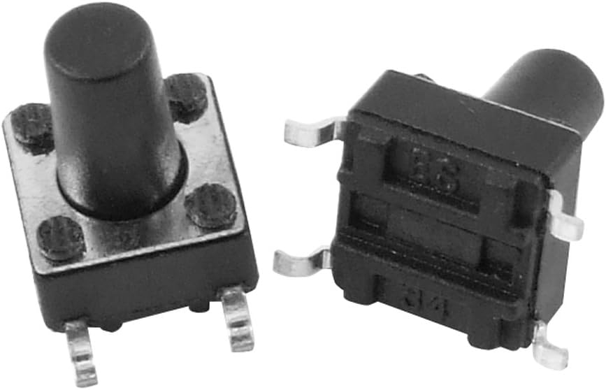 Amazon.com: uxcell 100pcs Momentary Tact Tactile Push Button Switch ...