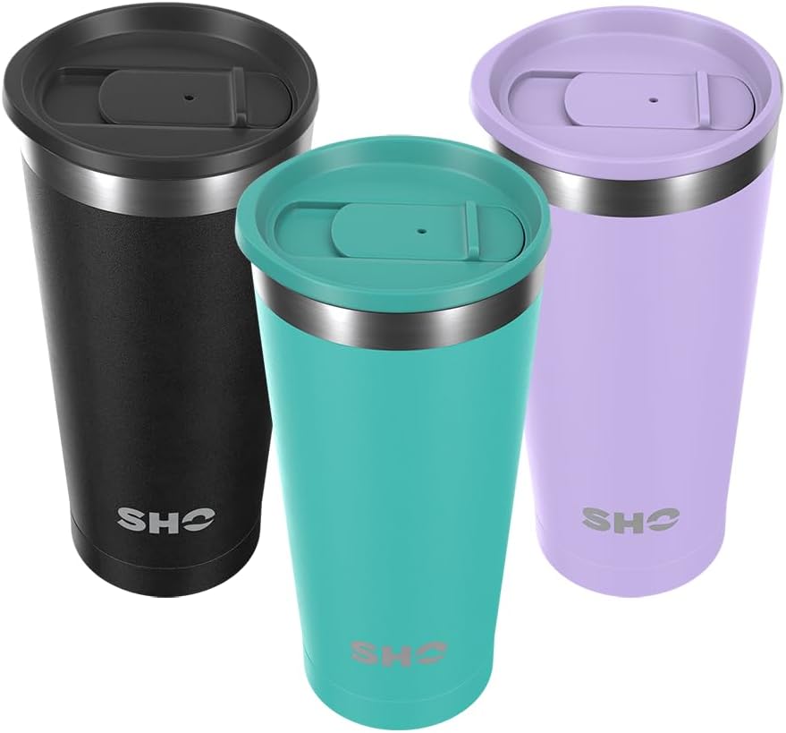 SHO Calix - Insulated Stainless Steel Coffee Cup, Travel Mug & Tumbler ...