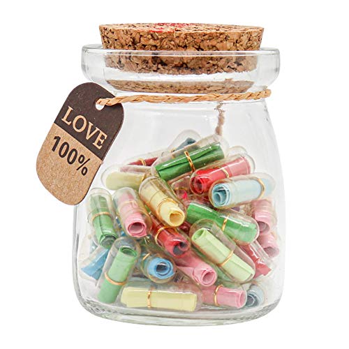 Best Love Message in Capsule (90pcs) Bottle Glass | StylesDaddy