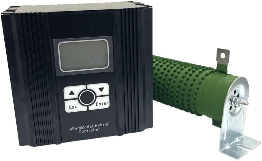 2000W Wind Solar Hybrid System 12V 24V 48V MPPT Charge Controller With ...