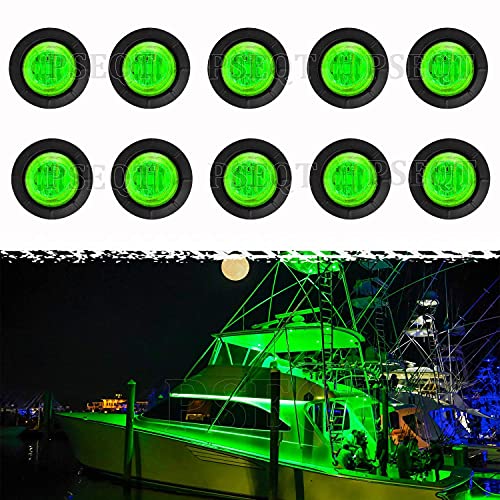 Snapklik.com : PSEQT 3 LED Round Boat Interior Deck Transom Courtesy ...