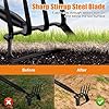 Amazon.com : Hula Hoe Garden Tool - 2 in 1 Stirrup Action Hoe & Rake ...