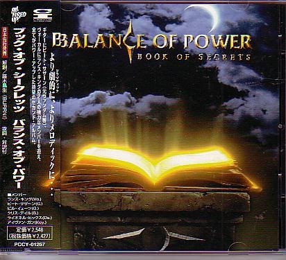 Balance of Power; Book Os Secrets [Japan Import] - Amazon.com Music