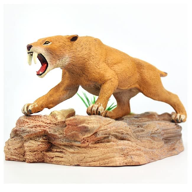 Snapklik.com : Saber-Toothed Tiger Ancient Creatures Animal Model ...