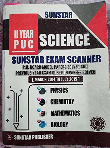 2nd year puc science, sunstar exam scanner : Amazon.in: Books