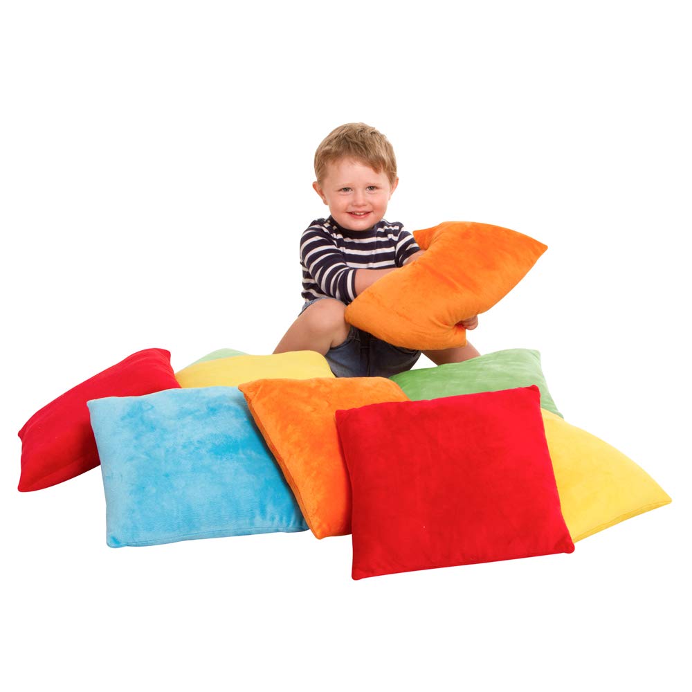 Eden Learning Spaces 30cm Soft Fleece Cushion – Blue, Classroom ...